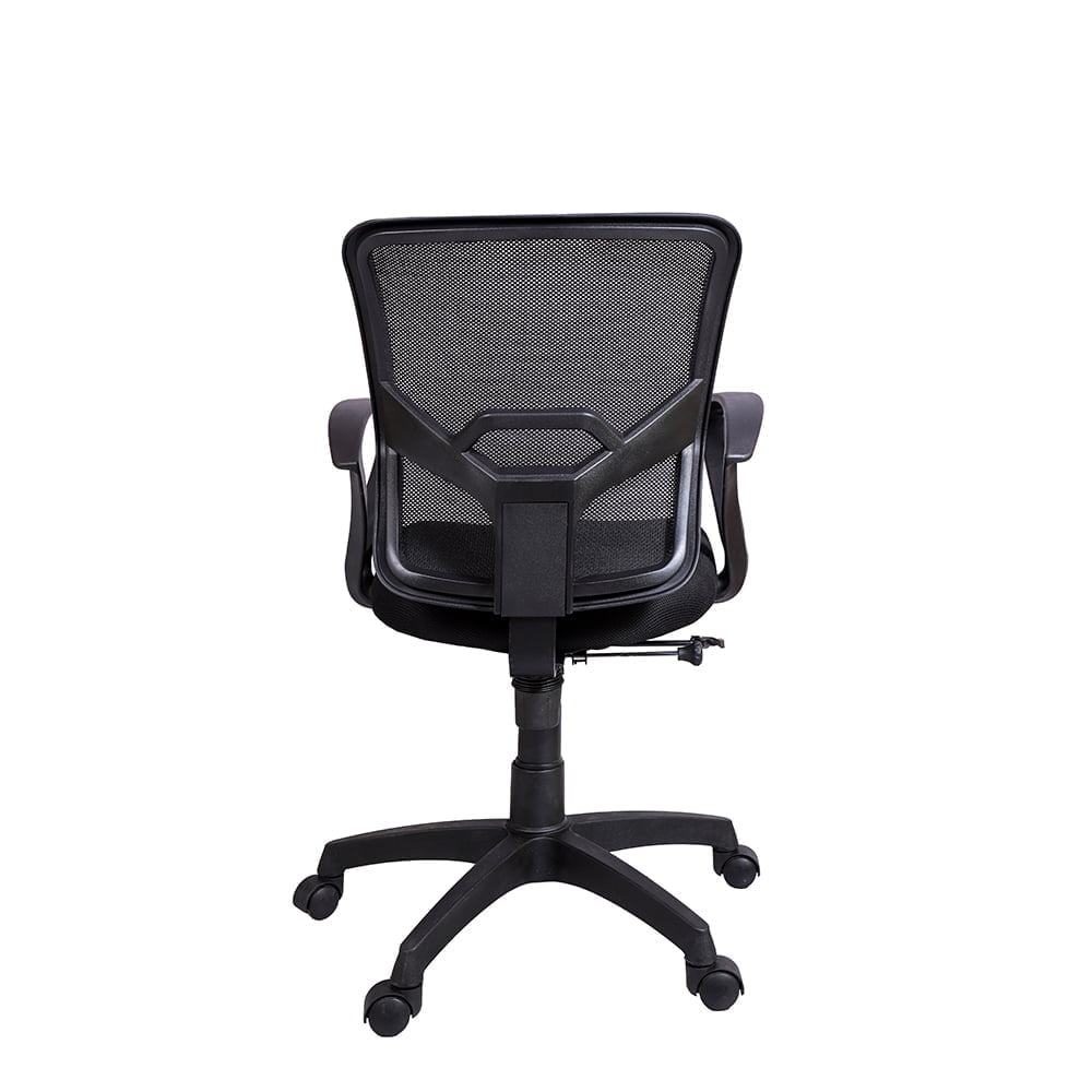 Net Black Computer Revolving Chair - BUYON