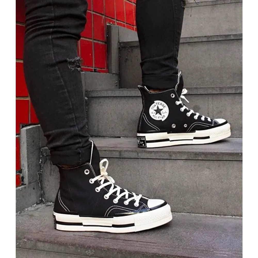 Trendy Converse Chuck Taylor Plus All Star 70 High Black Shoes For Men ...
