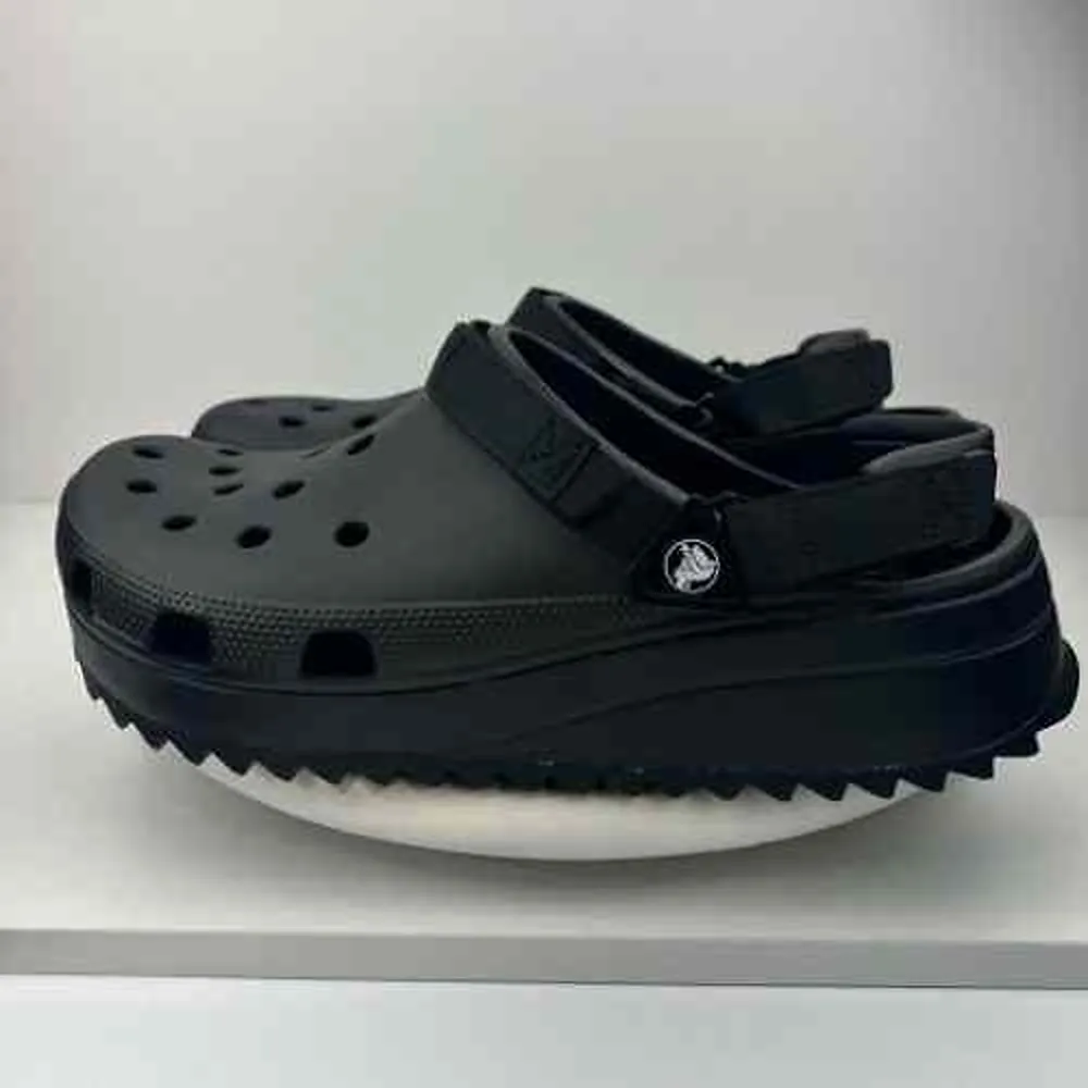 Premium Crocs Classic Hiker All Black Clogs For Men (BME102) - BUYON