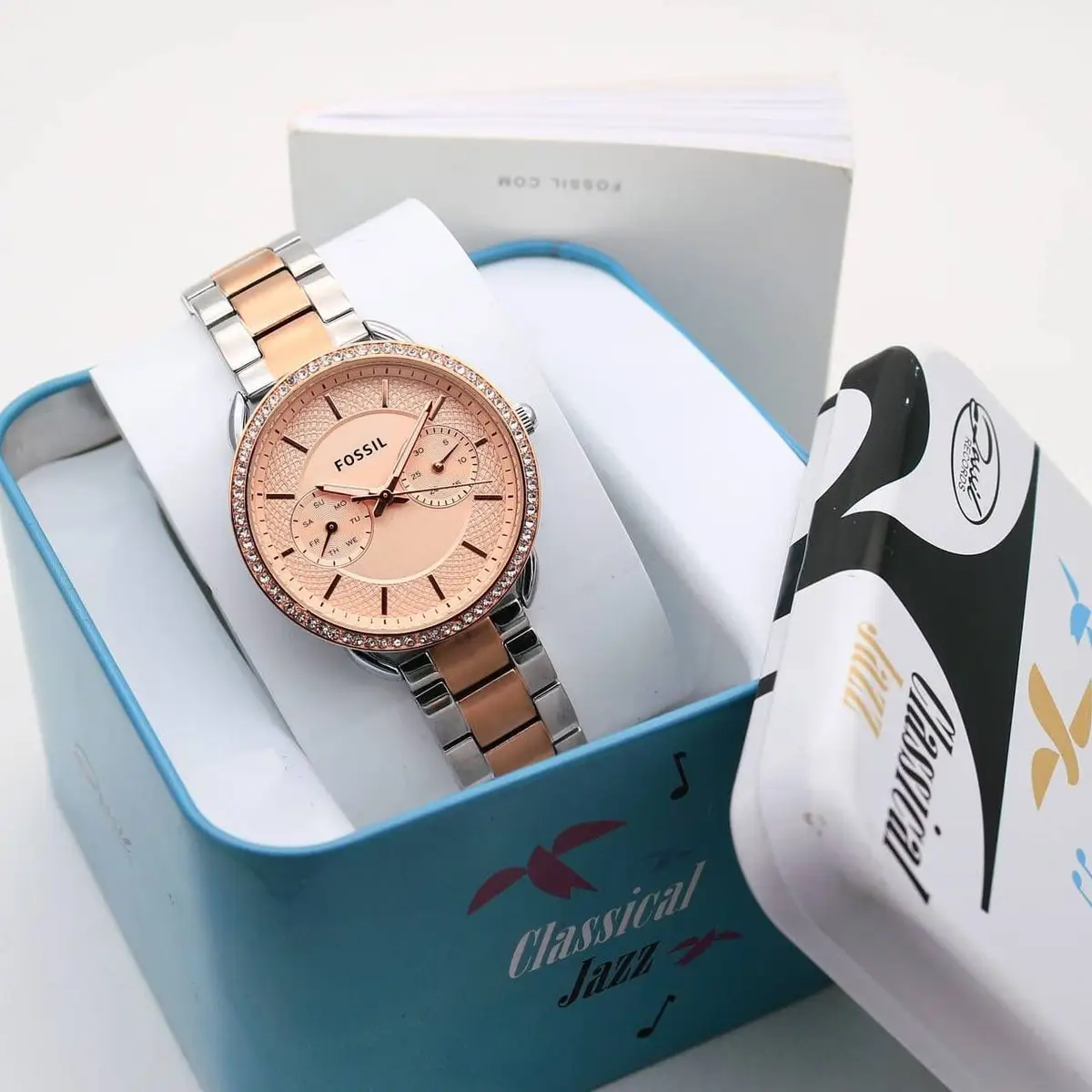 Fossil Tailor Rose Gold First Copy - BUYON